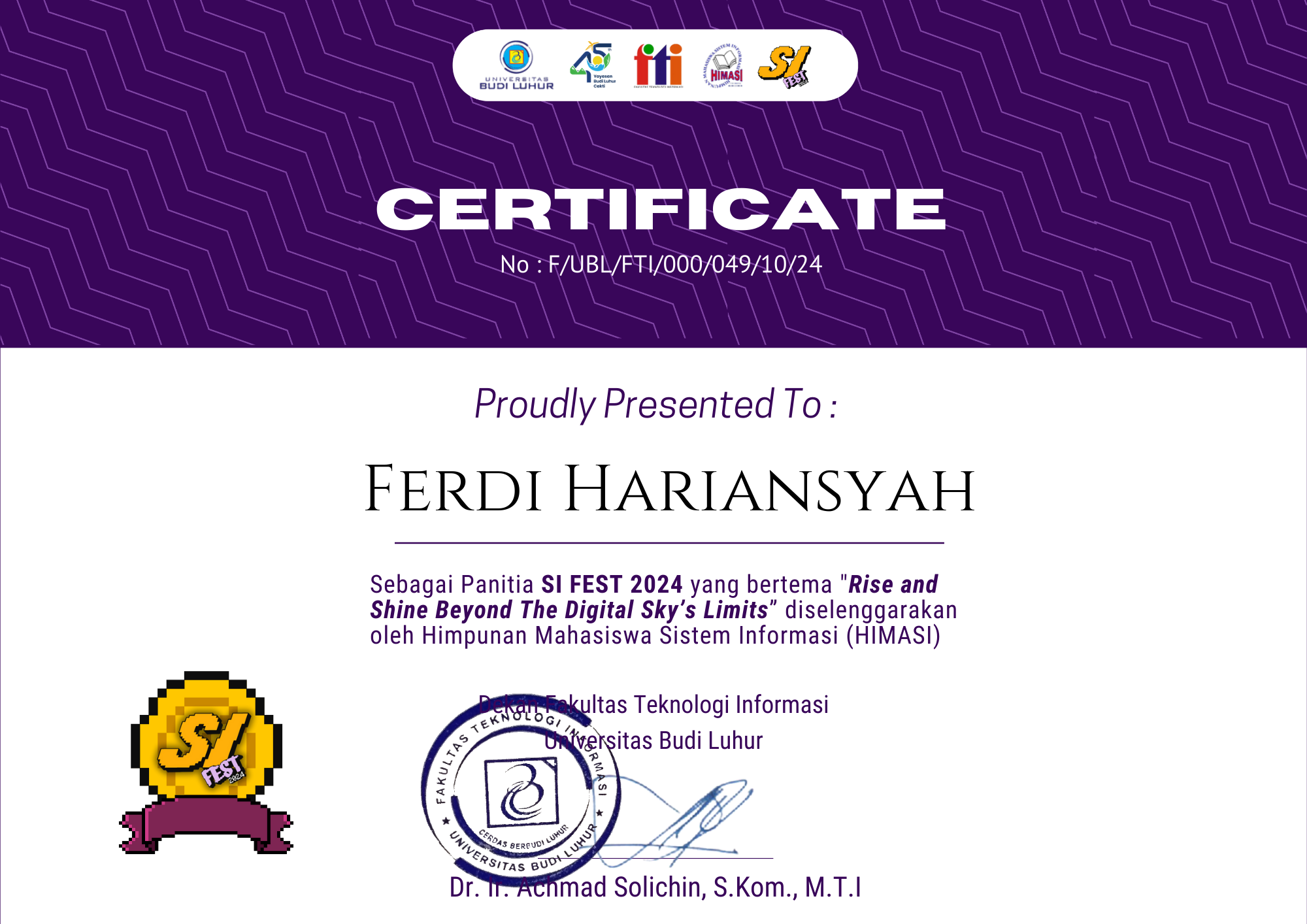 Ferdi Hariansyah